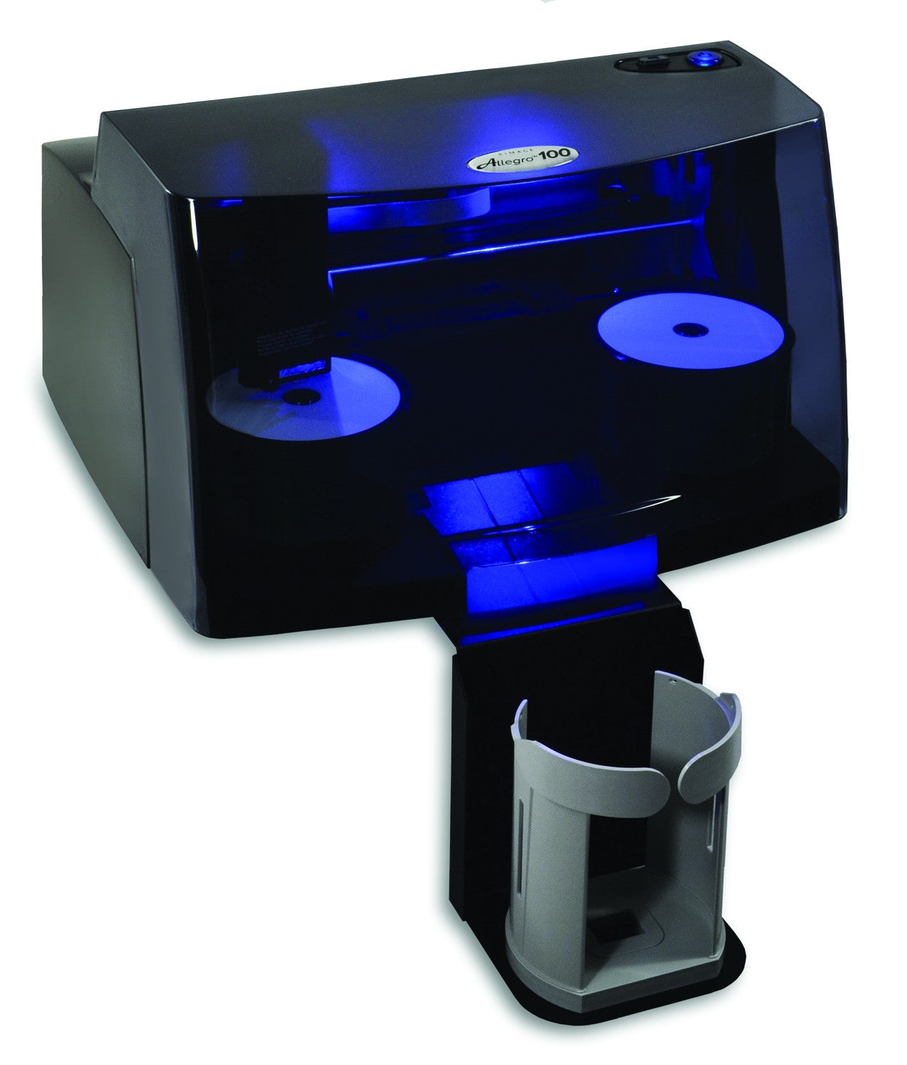Rimage Allegro 100 Inkjet Disc Publisher - 100 Disc Capacity, 2 CD/DVD ...