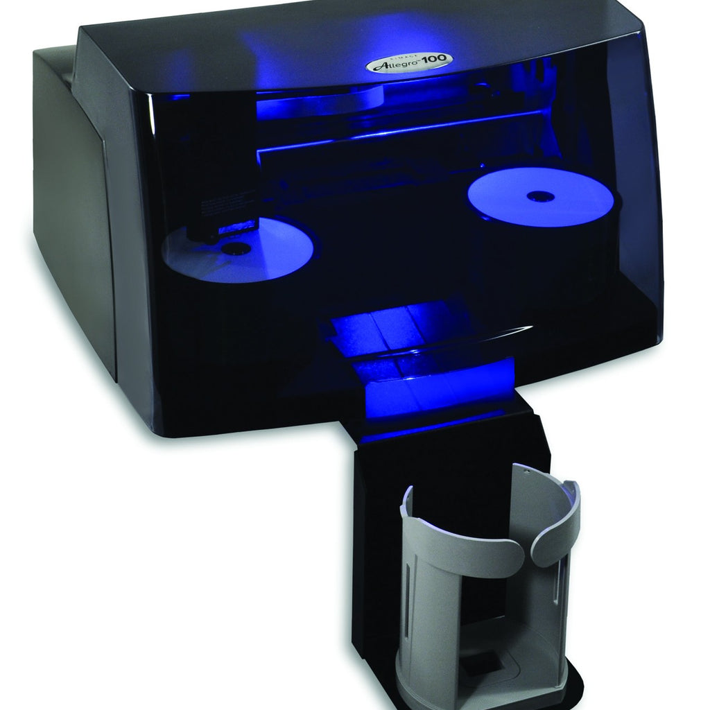 Rimage Allegro 100 Inkjet Disc Publisher - 100 Disc Capacity, 2 CD/DVD ...