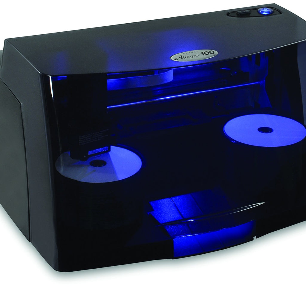 Rimage Allegro 100 Inkjet Disc Publisher - 100 Disc Capacity, 2 CD/DVD ...